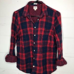 J. Crew | Tops | J Crew Boy Fit Flannel | Poshmark